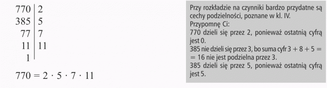 Rozkład liczby na czynniki pierwsze - Matematyka - Opracowania.pl