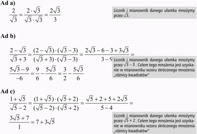 Działania na liczbach rzeczywistych - Matematyka - Opracowania.pl