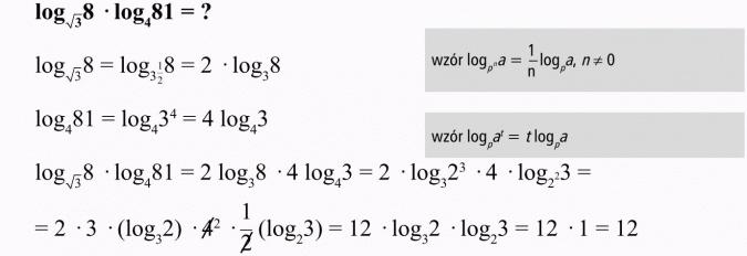 Działania na logarytmach - Matematyka - Opracowania.pl