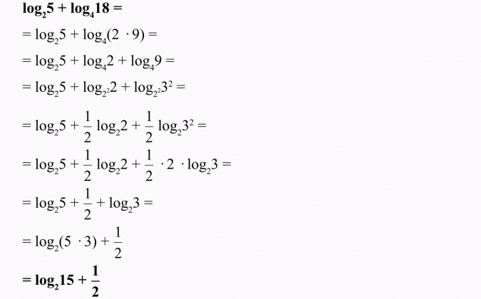 Działania na logarytmach - Matematyka - Opracowania.pl